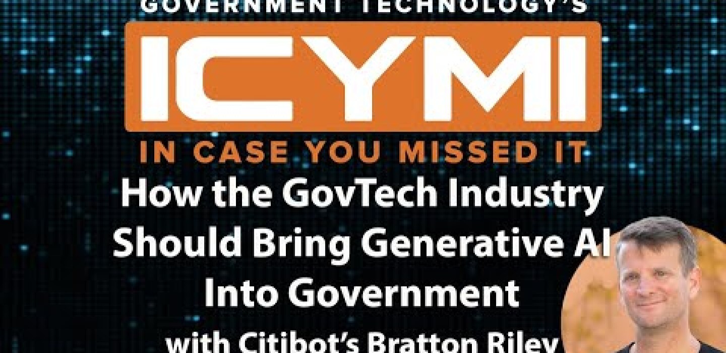 How the GovTech Industry Should Bring Generative AI Into Government
