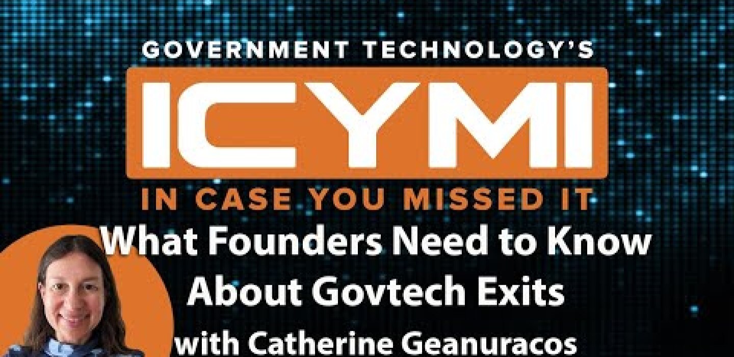 What Founders Need to Know About Govtech Exits